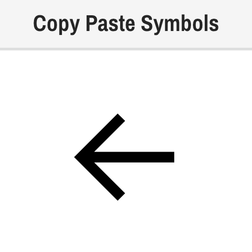 Left Arrow Symbol Copy and Paste Text, ← Meaning, Unicode