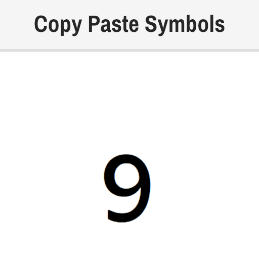 Subscript 9 Symbol Copy and Paste Text, ₉ Meaning, Unicode