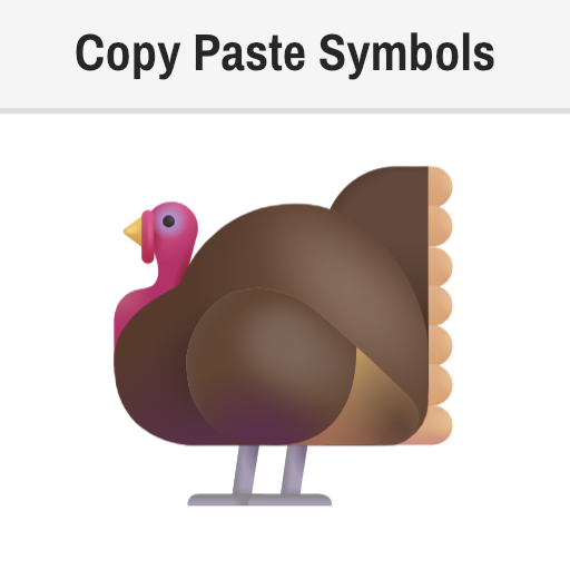 Turkey Bird Emoji Copy and Paste Text, 🦃 Meaning, Unicode