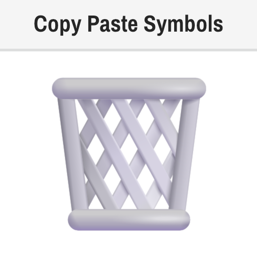 Wastebasket Emoji Copy and Paste Text, 🗑️ Meaning, Unicode